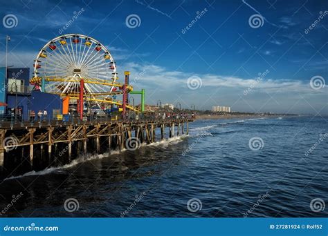 Pacific Park Santa Monica Pier Editorial Stock Image Image Of Monica
