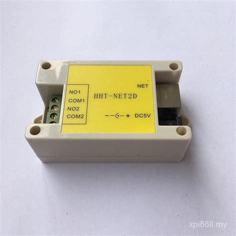 Ethernet Relay 2 Saluran TCP IP Relay Controller Smart Home Remote Switch Control Delay PLC
