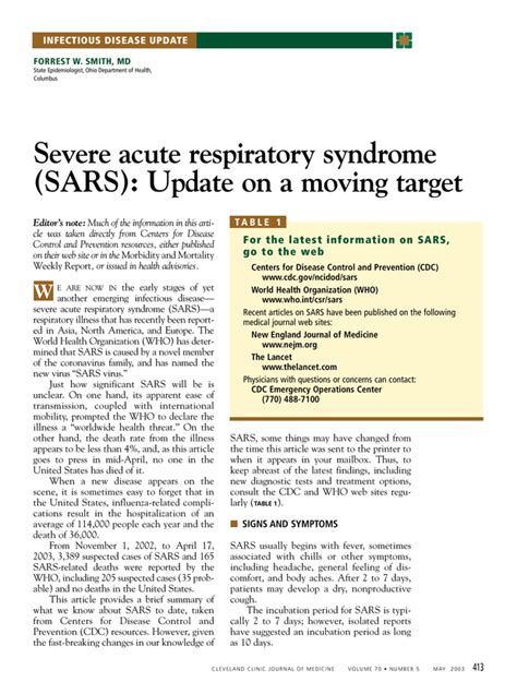 Sars Prevention