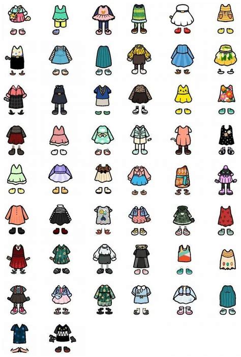 Картинки Одежда тока бока 37 шт 211