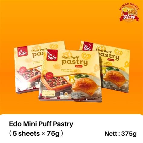 Jual Edo Mini Puff Pastry 375g Shopee Indonesia