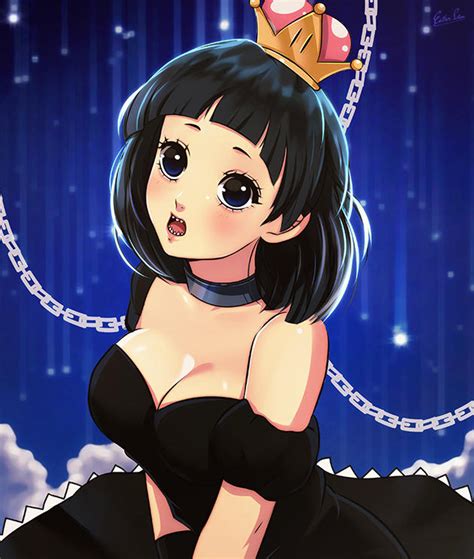 Rule 34 Black Dress Black Eyes Black Hair Blue Background Breasts