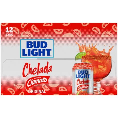 Bud Light Chelada Original Beer 12 Pack 12 Fl Oz Cans 12 Cans 12 Fl