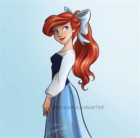Max From Ariel Ariel With Blue Dress Ariel In Blue Dress Ariel Art