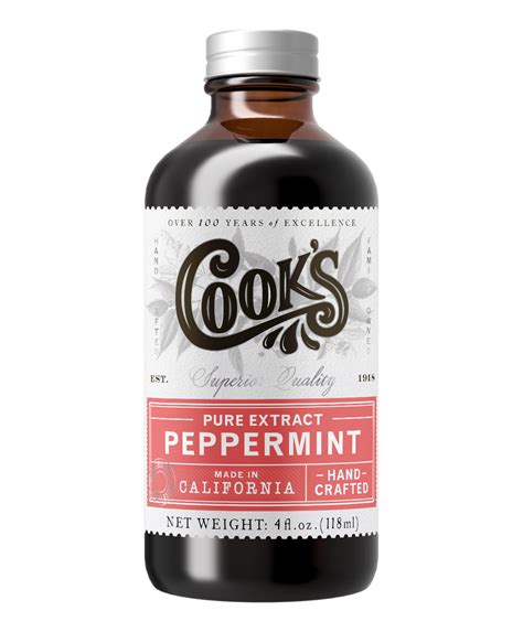 Pure Peppermint Extract 4oz Maison Cookware Bakeware
