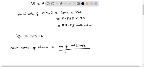 Calculate The Concentration M Of Sodium Ions In A Solution Made By