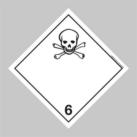 Adr Imdg Class 6 Mark Poisoning And Contagious Substances Dg