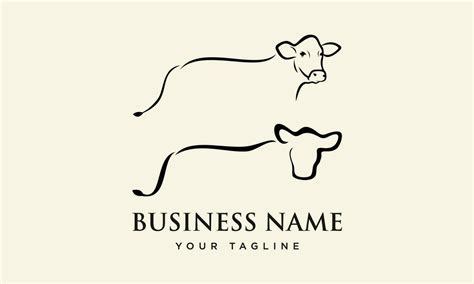 Cow Line Art 29179597 Vector Art At Vecteezy