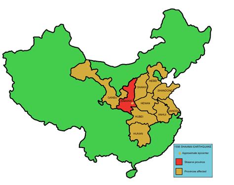 Deadliest Earthquake In Shaanxi Province 1556 Shaanxi Earthquake