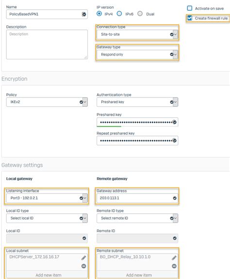 DHCP Server Behind HO Firewall And BO Firewall As Relay Agent Sophos