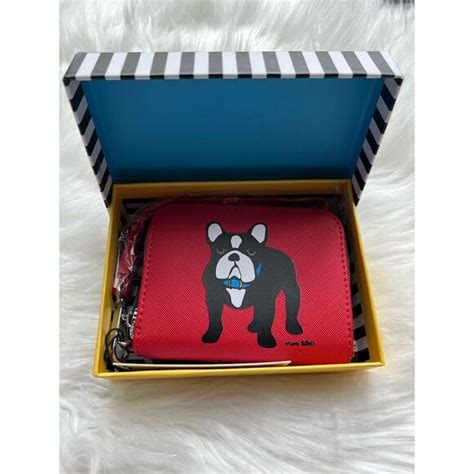 Marc Tetro Accessories Marc Tetro Womens Red Ziparound Wallet With