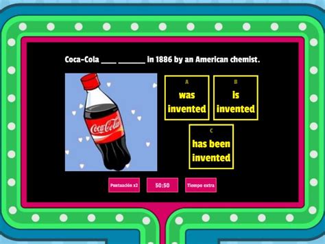 Passive Voice Warm Up Gameshow Quiz