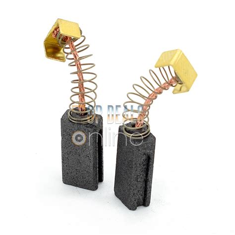 Grooved Carbon Brushes For Einhell Pole Hedge Trimmer Gc Hh 9048