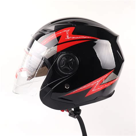 Light Smart 34 Half Face Double Visor Motorcycle Helmets Helmet And