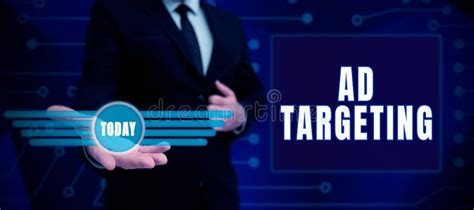 Conceptual Display Ad Targeting Business Showcase Target The Most