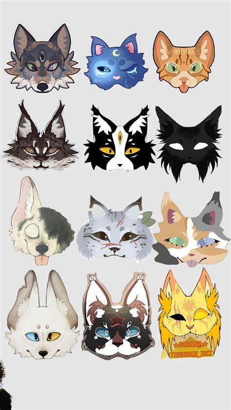 Free Therian Mask Designs