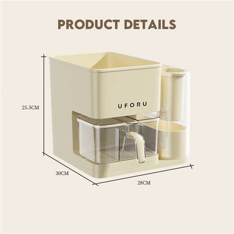 Idrop Plastic Condiment Storage Box Kotak Penyimpanan Perasa Plastik