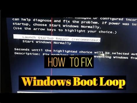 Windows Boot Loop Solution Fix YouTube