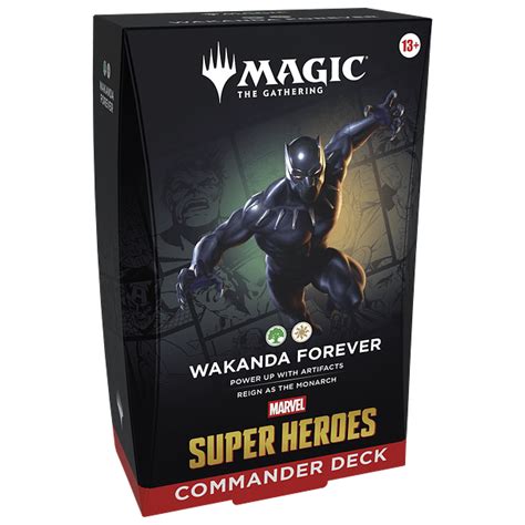 Mtg Marvel Super Heroes Commander Deck Wakanda Forever