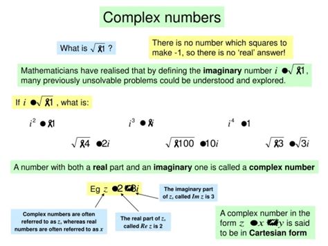 Ppt Complex Numbers A Mathematical Exploration Powerpoint