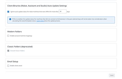migration from classic folders to modern folders not able to locate