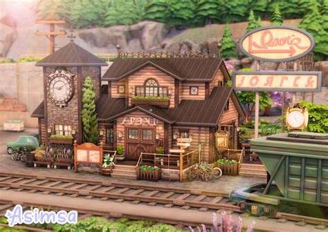 Plumbobkingdom S Train Station Coffee Shop Artofit