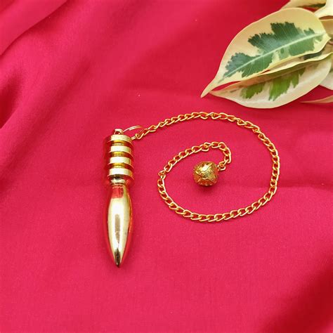 Egyptian Brass Pendulum With Discs Gold Crystalway™