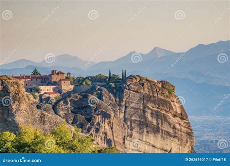 Beautiful Aerial Panoramic Photo Of The Monasteries And Rock Formations