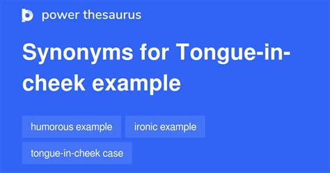 Tongue In Cheek Meaning Examples At Wayne Tisdale Blog