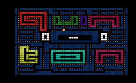 Pacman Rendition In Flutter Using The Flame Engine