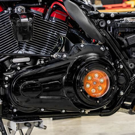 Trask Assault Derby Cover For 1999 2018 Harley Gloss Black Tm
