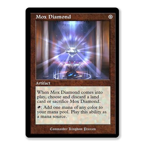 Mox Diamond Vintage Custom Mtg Proxy Card