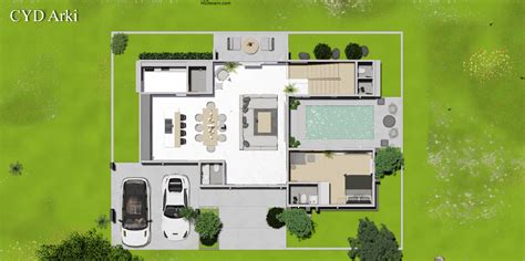 300 Sqm Luxury 2 Storey House Design With 4 Bedrooms ~