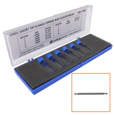Spring Bar Assortment Of 10 Mm Thick Single Flange Watch Band Buckle Pins