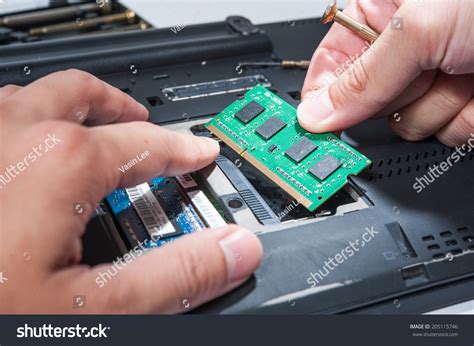 Self Install Ram Circuit Computer Lab Stock Photo Shutterstock