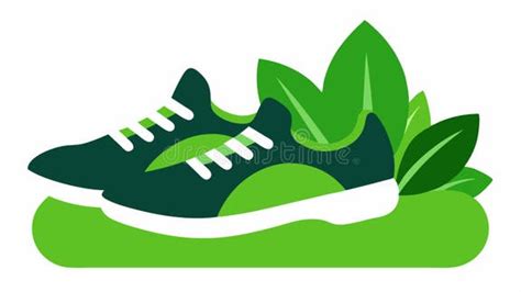 Runners Garden A Pair Of Athletic Running Shoes Designed With A Sleek