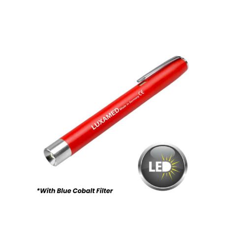 Penlight Diagnostic With Blue Filter Led Red Sere Med Catalogue