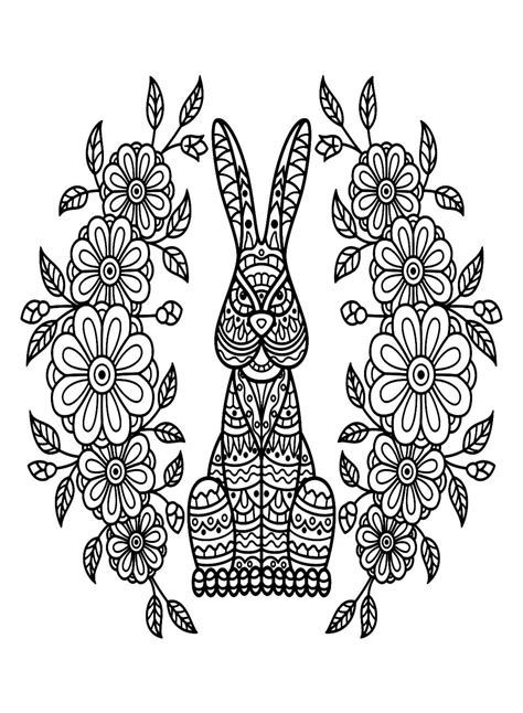 أرنب صورة تلوين قم بالتنزيل أو الطباعة أو التلوين عبر الإنترنت مجانًا