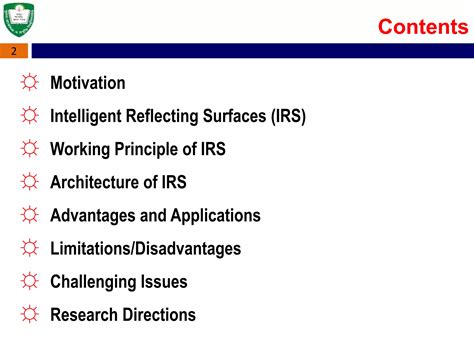 Intelligent Reflecting Surfaces Pptx Internet Of Things Internet