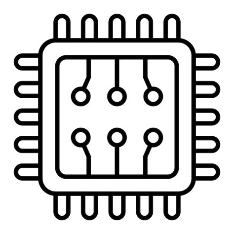 Premium Vector Processor Icon