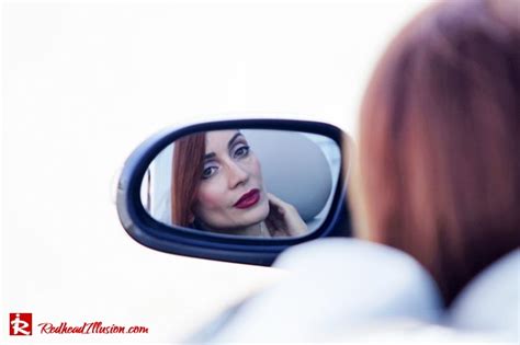 Redhead Illusion Editorial Powerful Leather