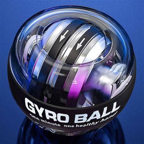 Гироскопический светодиодный кистевой тренажер GyroBall для рук ...