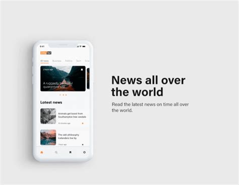 News App Design Behance
