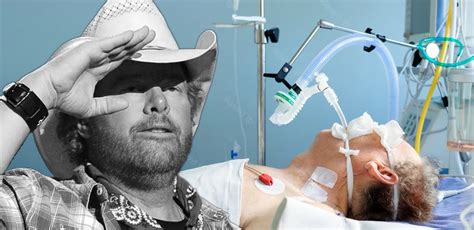 Toby Keith Is In Serious Condition Fig Hting For His Iife Prayers Are