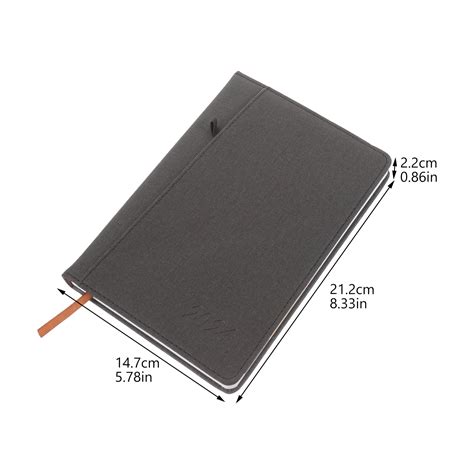 Supvox Back To School Schedule Book Business Meetings Black Pu 1pack