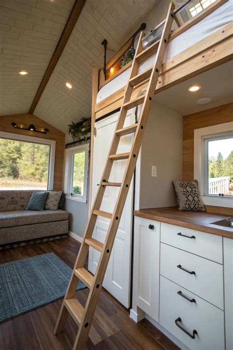 Best Loft Ladder Options For Tiny Houses Light And Layer