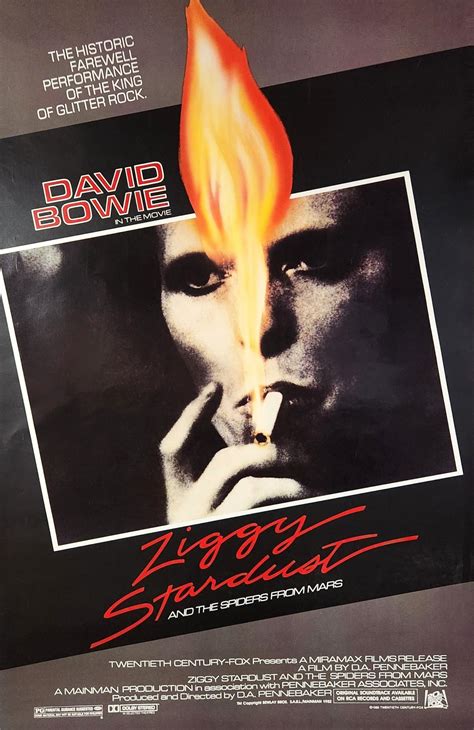 David Bowie Ziggy Stardust And The Spiders From Mars Poster