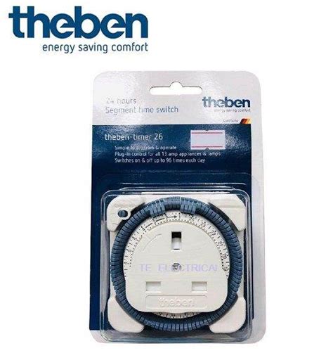 Theben 24hours Plug In Timer Theben 13a Plug In Timer Theben 24 Segment Plug In Timer Lazada