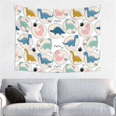 Cute Dinosaurs 3 Tapestry Home Decor Tapestry Wall Hanging Decoration