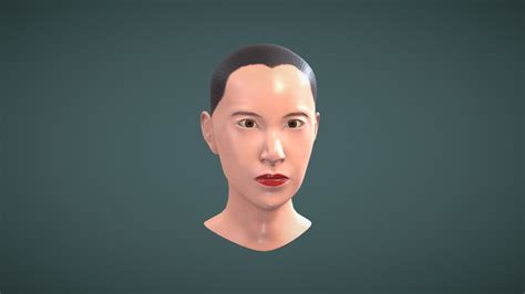 Asian Female Head 3d Model By Kibagichi 57ab3c9 Sketchfab